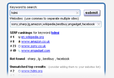 SEO SERP Workbench - 扩展迷