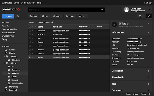 Passbolt – Open source password manager - 扩展迷